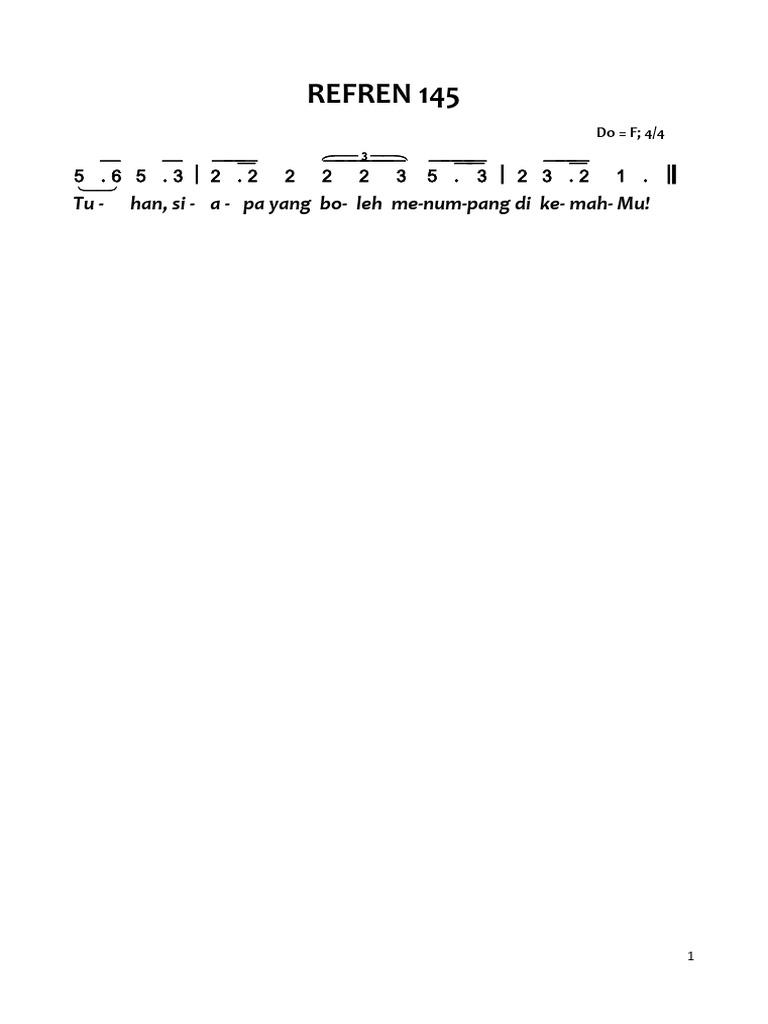 Refren 145 | PDF