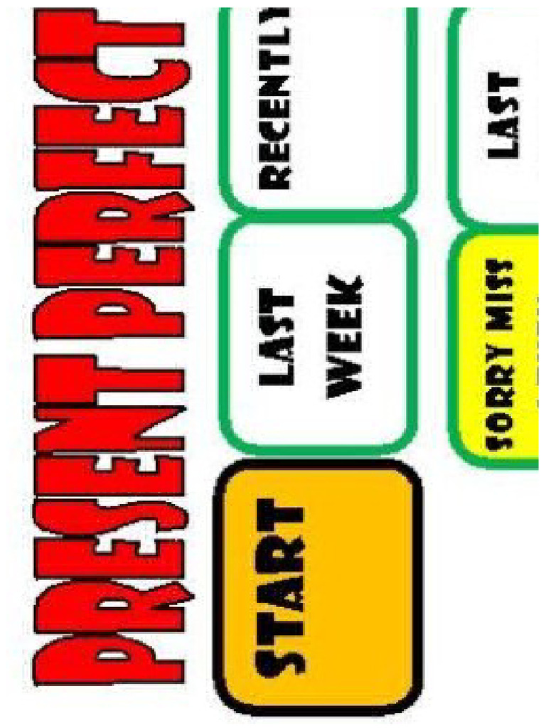 Game - Present Perfect or Past Tense - Ampliado | PDF