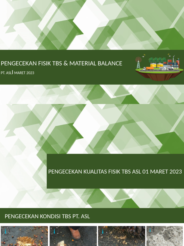 Anlisa Fisik TBS Dan Material Balance | PDF