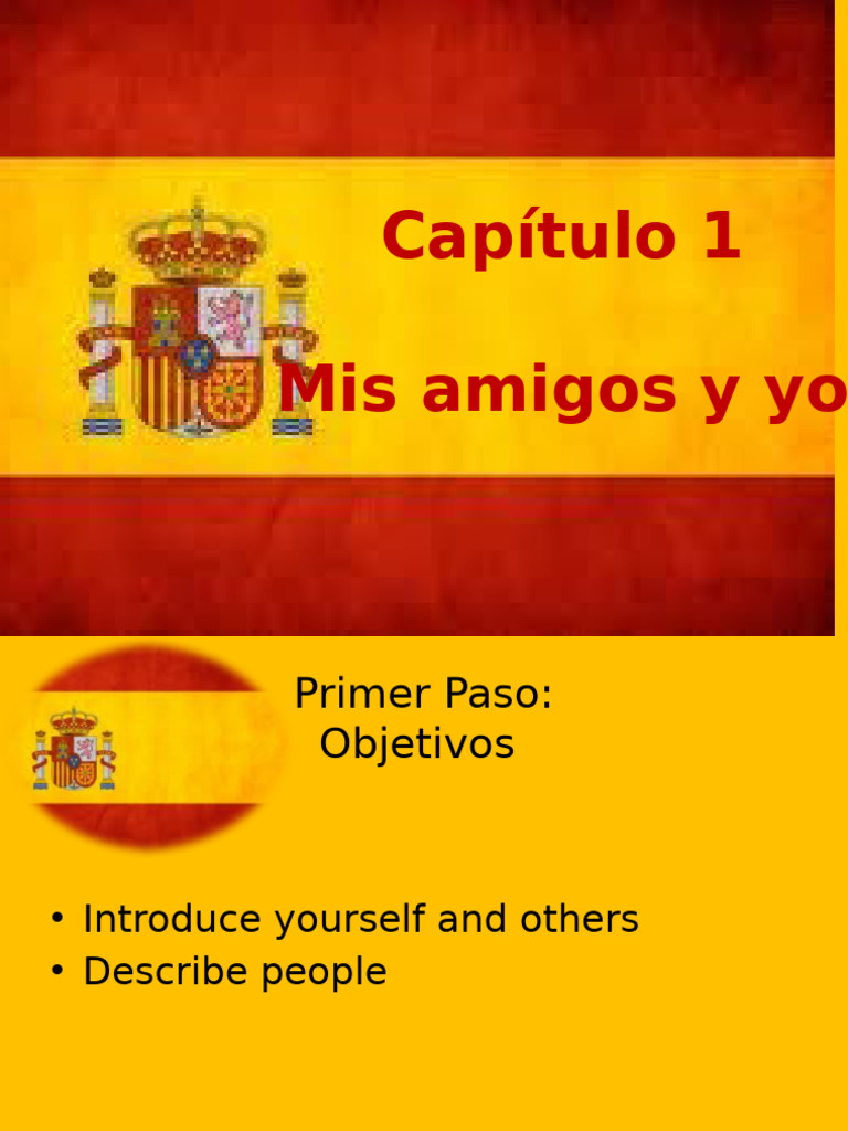 Chapter1 Primer Paso Introduce Yourself | PDF