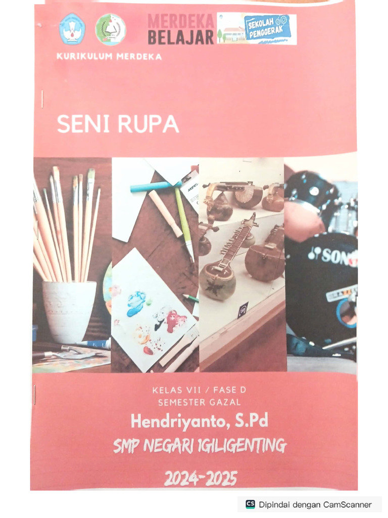 Intrumen Telaah Modul 1 Seni Rupa Hendriyanto | PDF