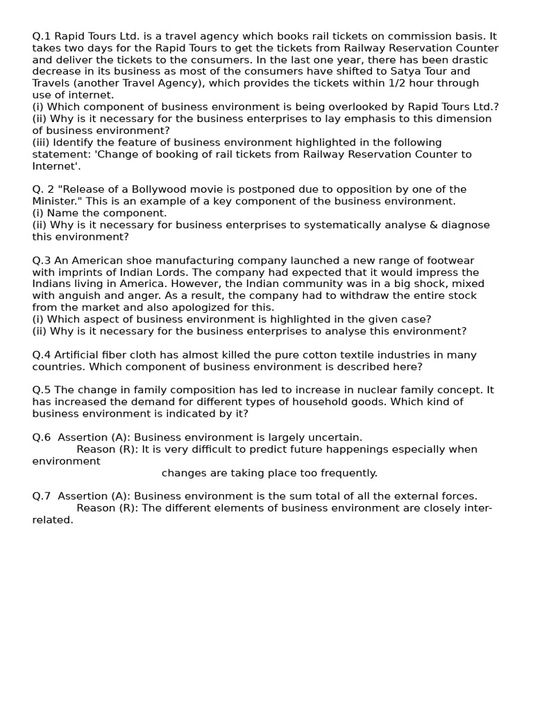 Class 12 Worksheet 1 | PDF