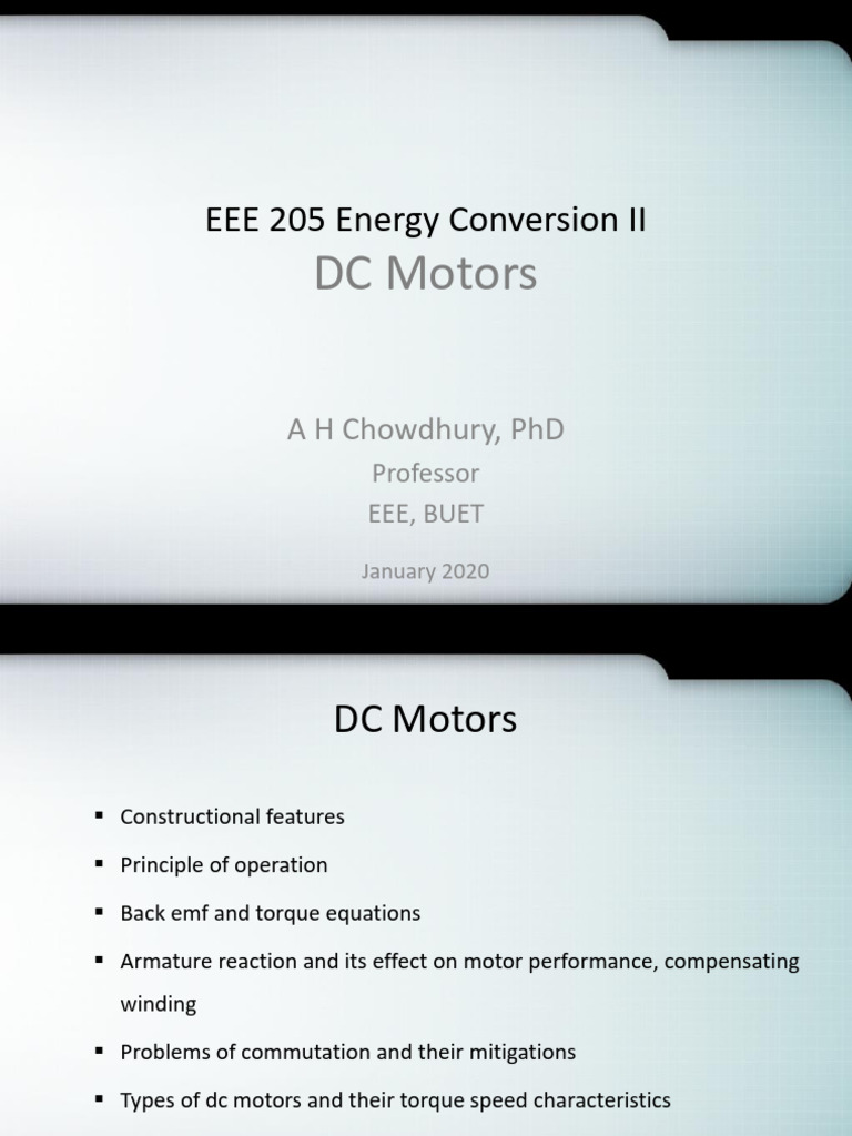 5 - DC Motors | PDF