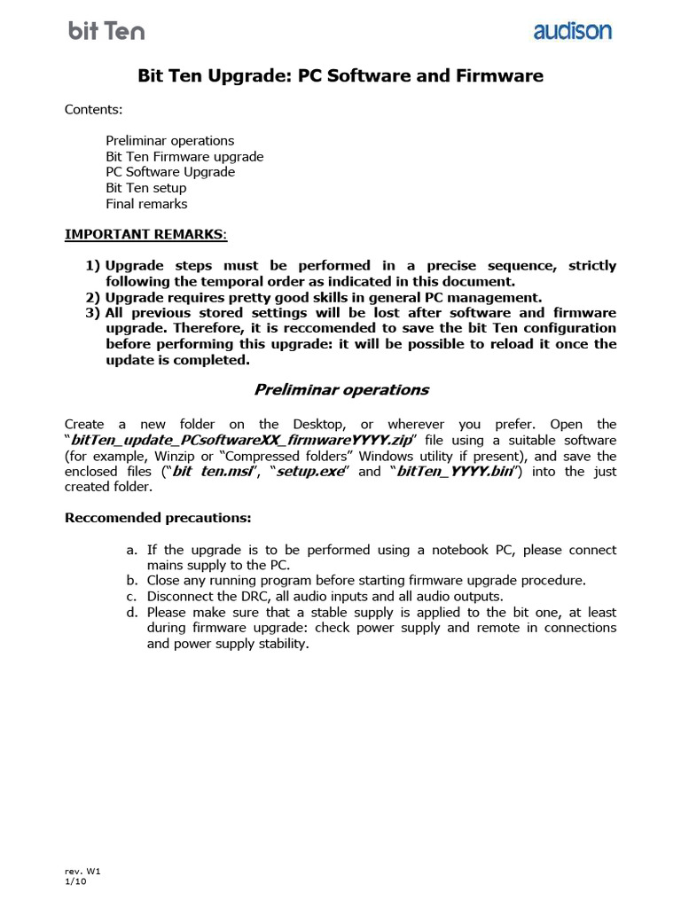 bit_Ten_Update_Guide | PDF