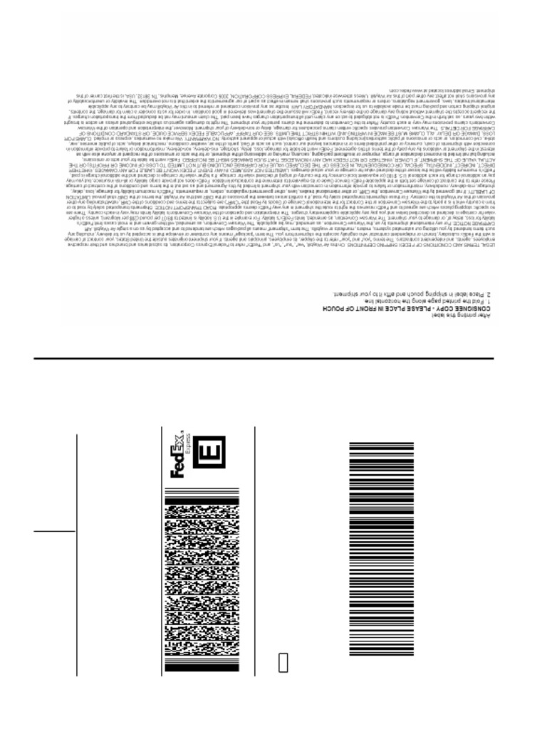 FedEx Shipping Label | PDF