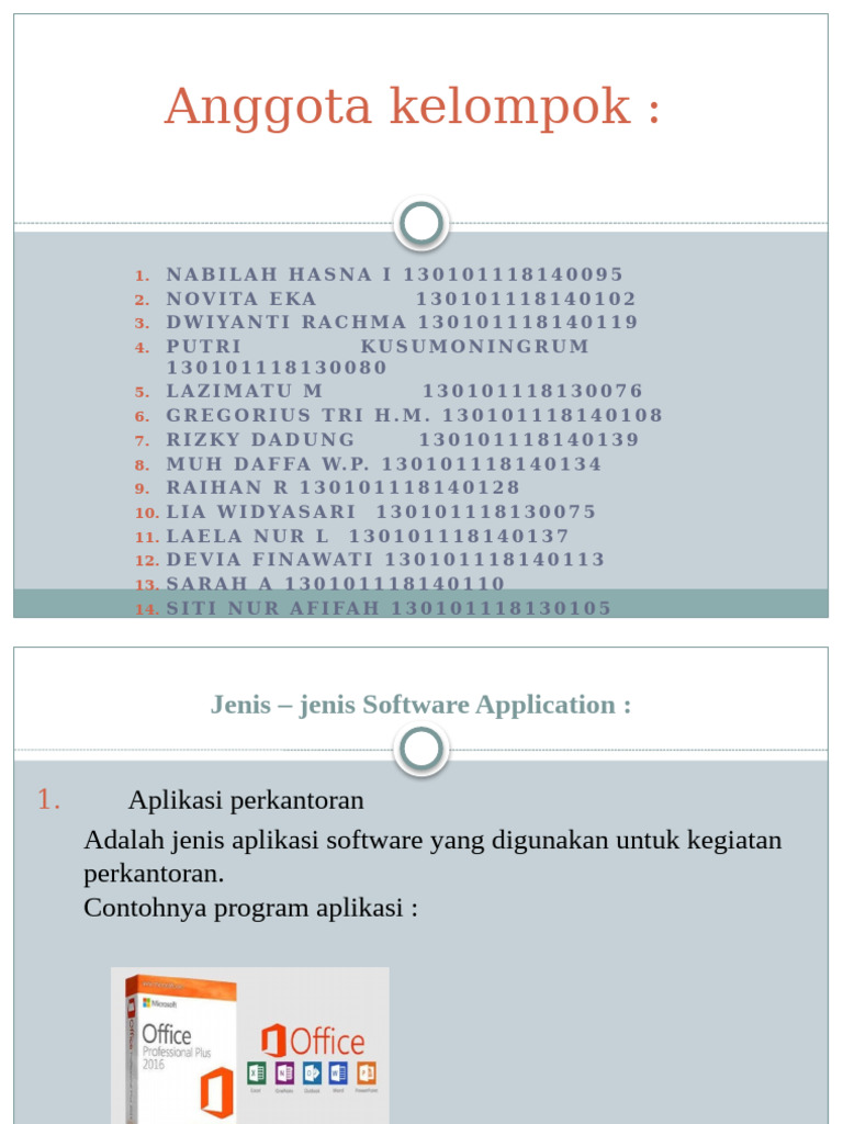 Types of Software Applications | PDF | Information Technology ...