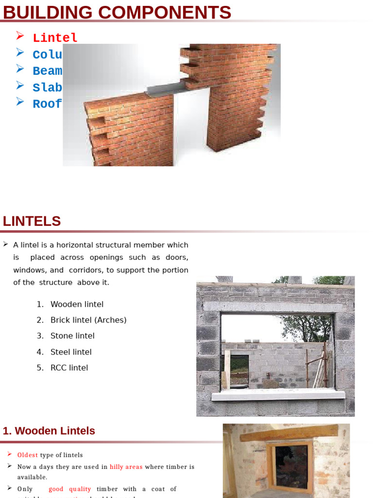 02-05 Lintel, Beam, Column, Roof | PDF