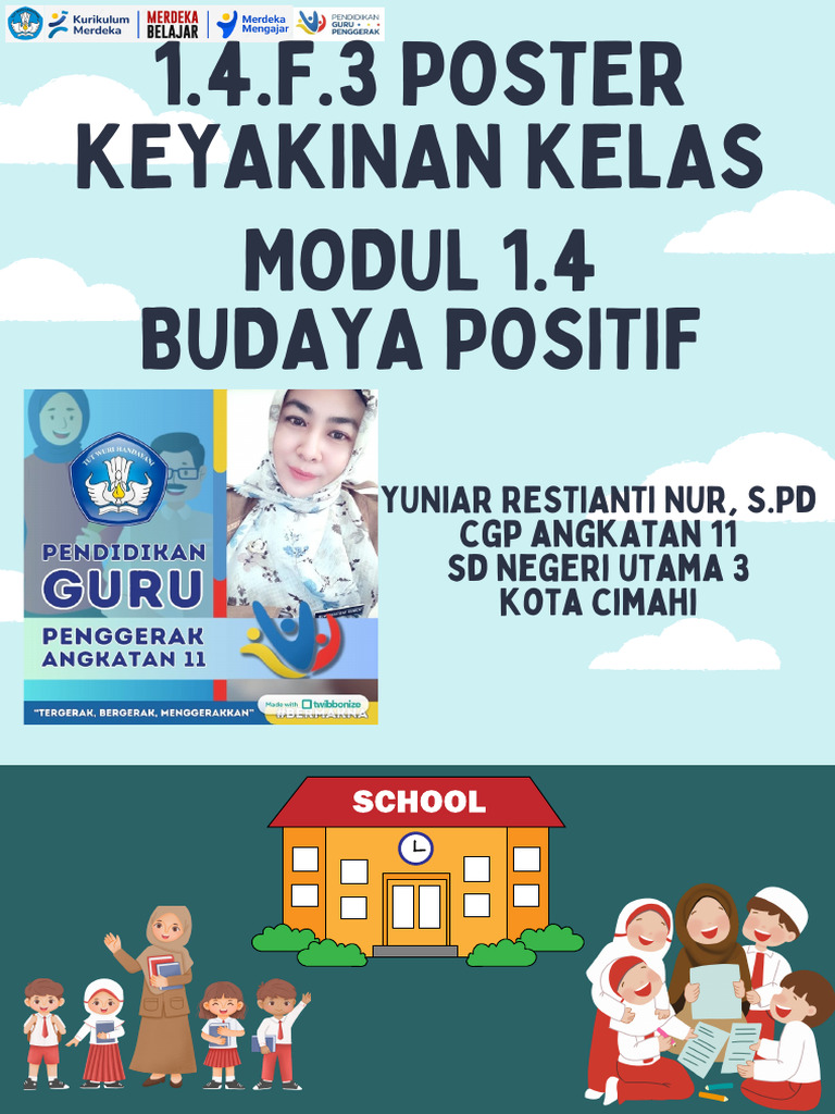 1.4.f.3 POSTER KEYAKINAN KELAS MODUL 1.4 | PDF