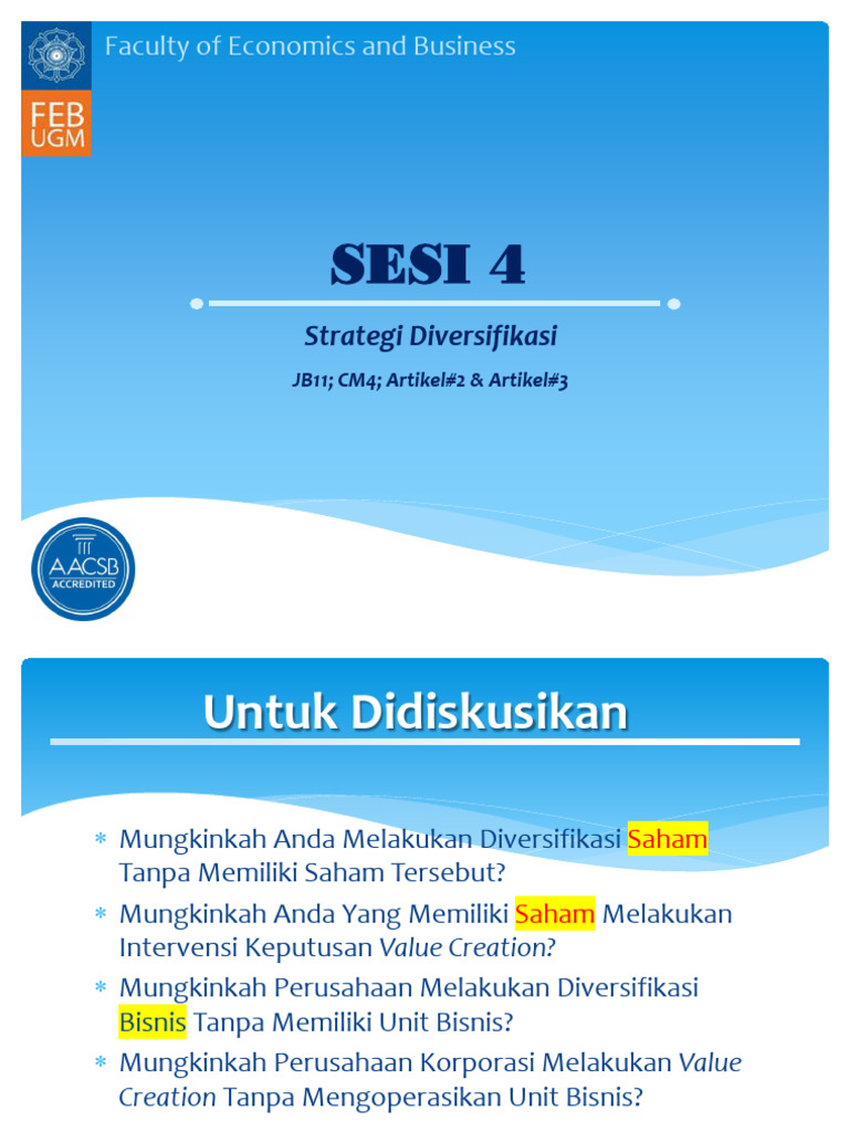 Sesi 3 4rev Diversifikasi New | PDF