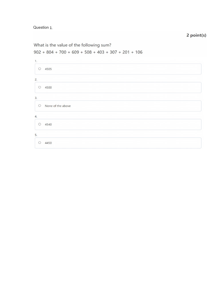 2020 SASMO Contest Paper Grade 03 | PDF