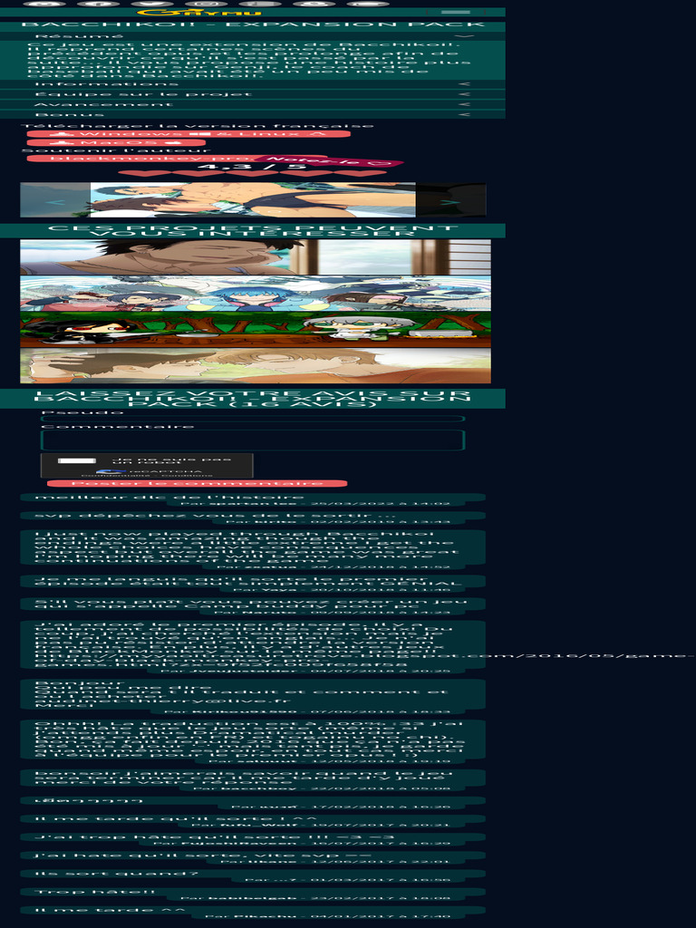 Bacchikoi! - Expansion Pack - Gaymu | PDF