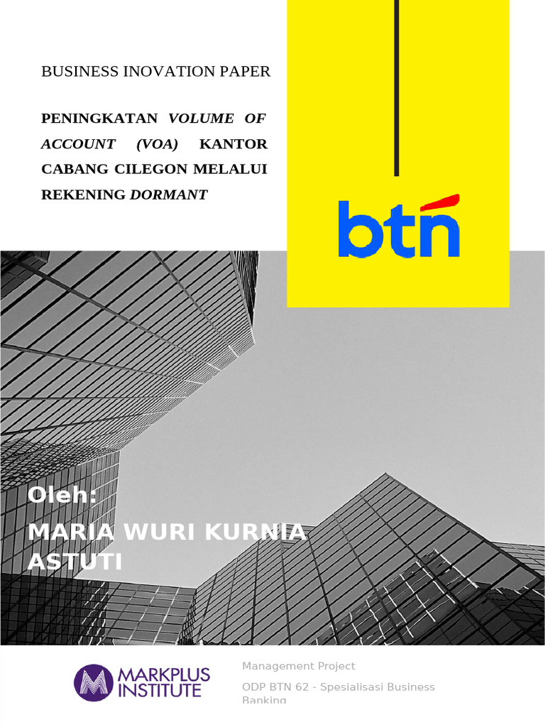 Maria Wuri Kurnia Astuti - ODP Business Banking - Draft Innovation ...