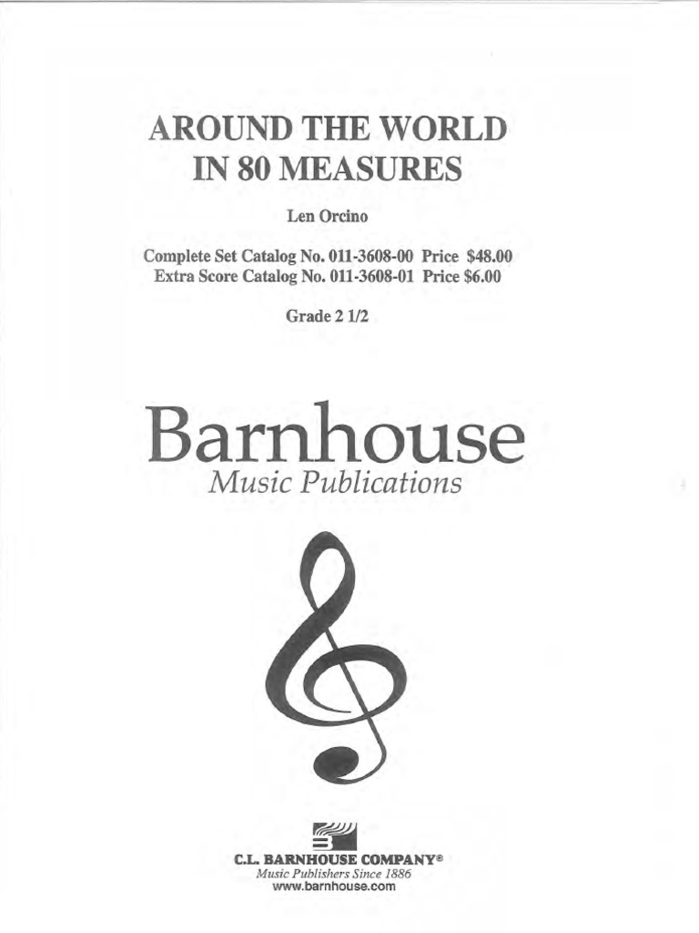 Around The World - Score - SM | PDF | Trombone | Musical Instruments