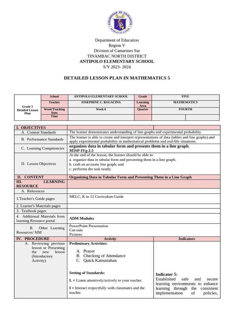 Cot4 Mathematics 5 Q4 Pdf