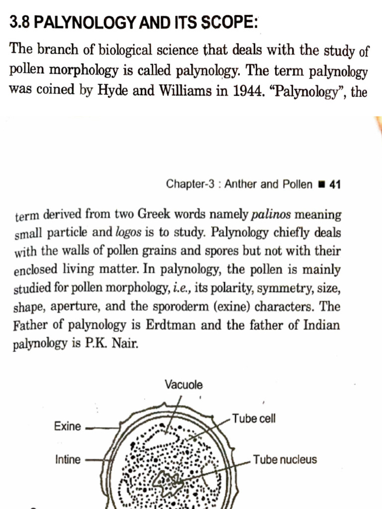 Palynology and Its Scope | PDF