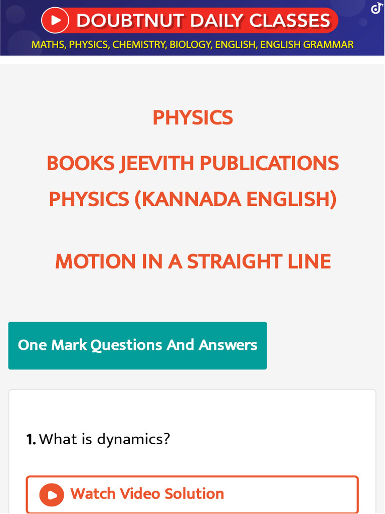 Books Doubtnut Question Bank | PDF