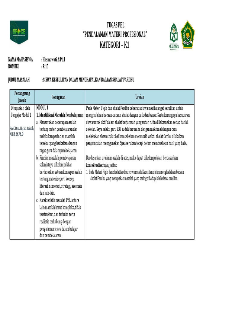 Tugas PBL Modul 6 | PDF