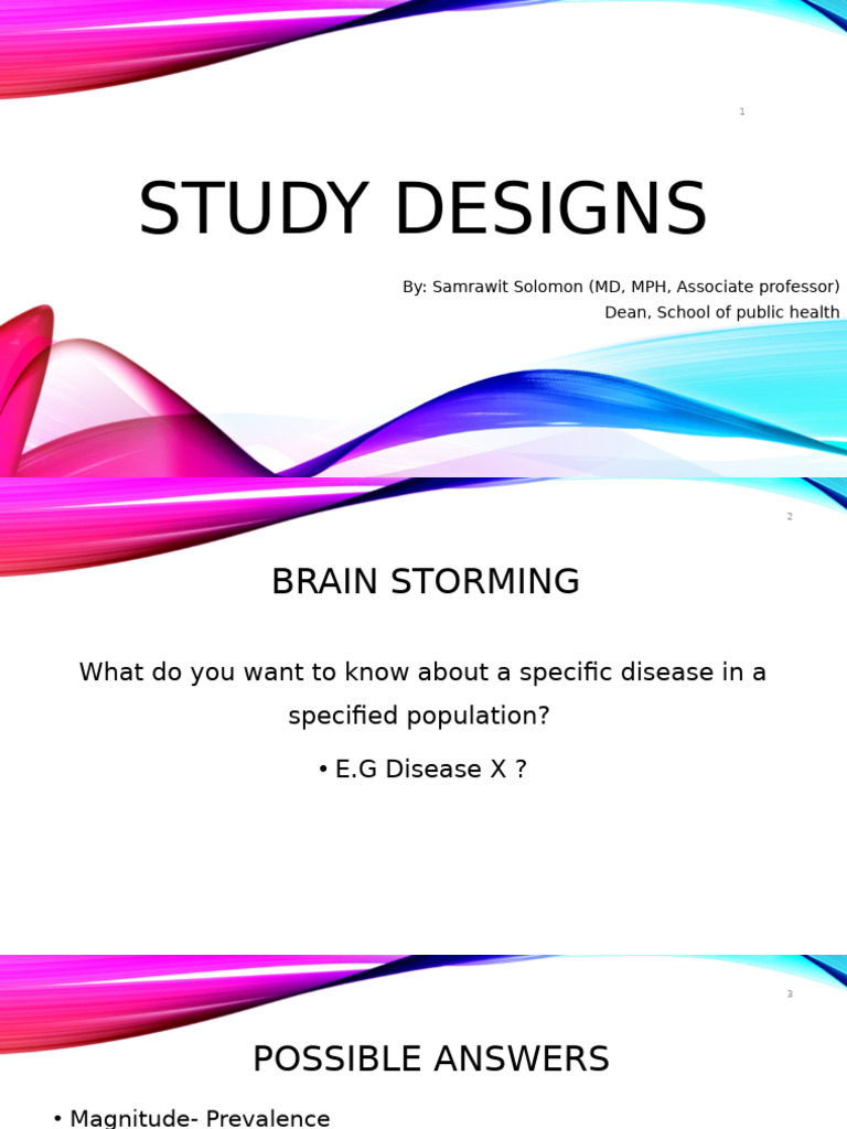 Descriptive Study Designs | PDF | Hiv | Epidemiology