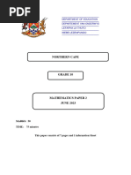 2025 Grade 10 p2 June Exam Eng | PDF | Mathematics