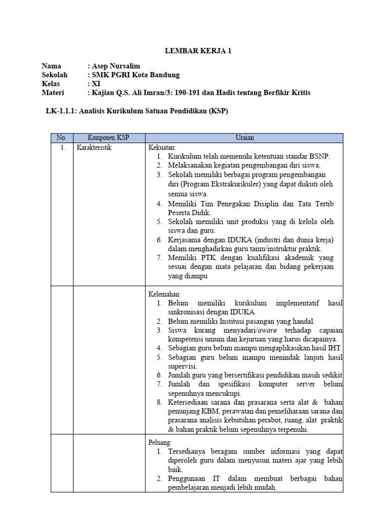 LK - 1 - Asep nursaliM-REVISI - Compressed | PDF
