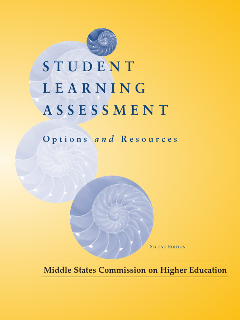 Student Learning Assessment Options and Resources | PDF