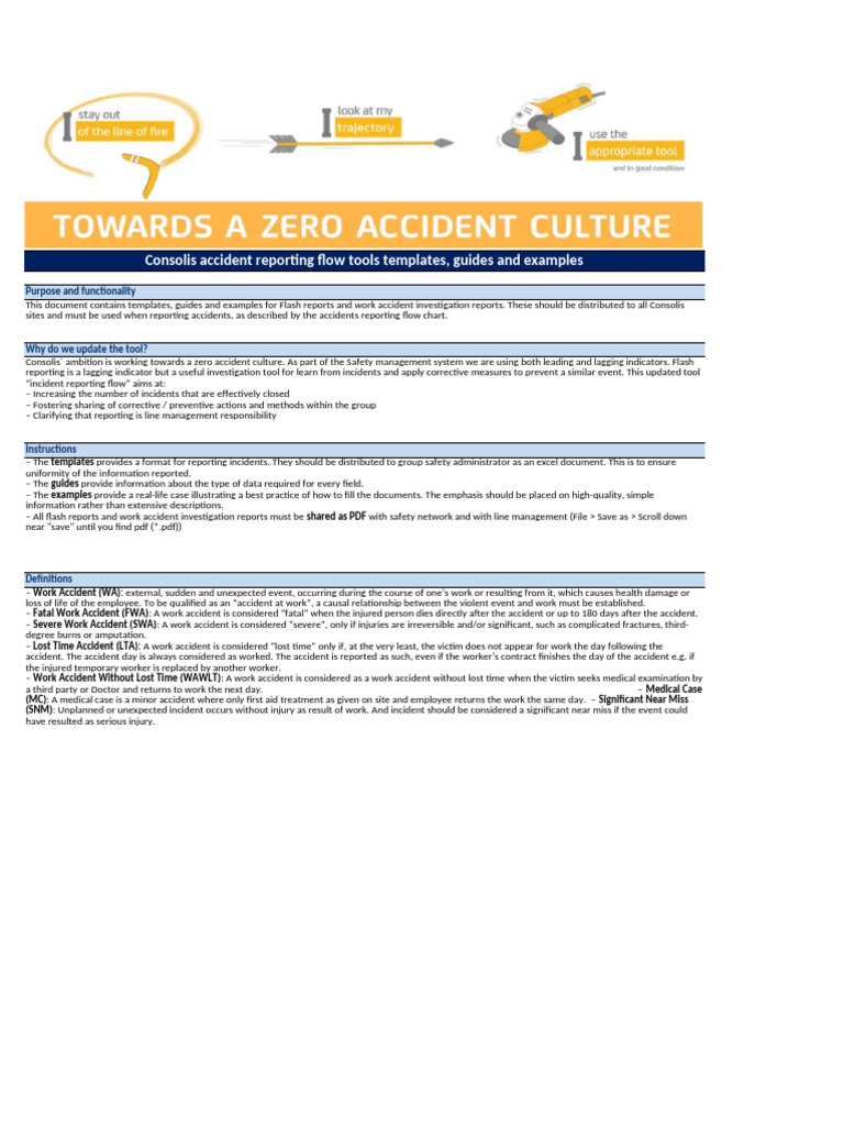 Safety Flash Report TEMPLATE | PDF