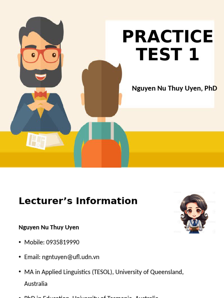 Practice Test 1 | PDF