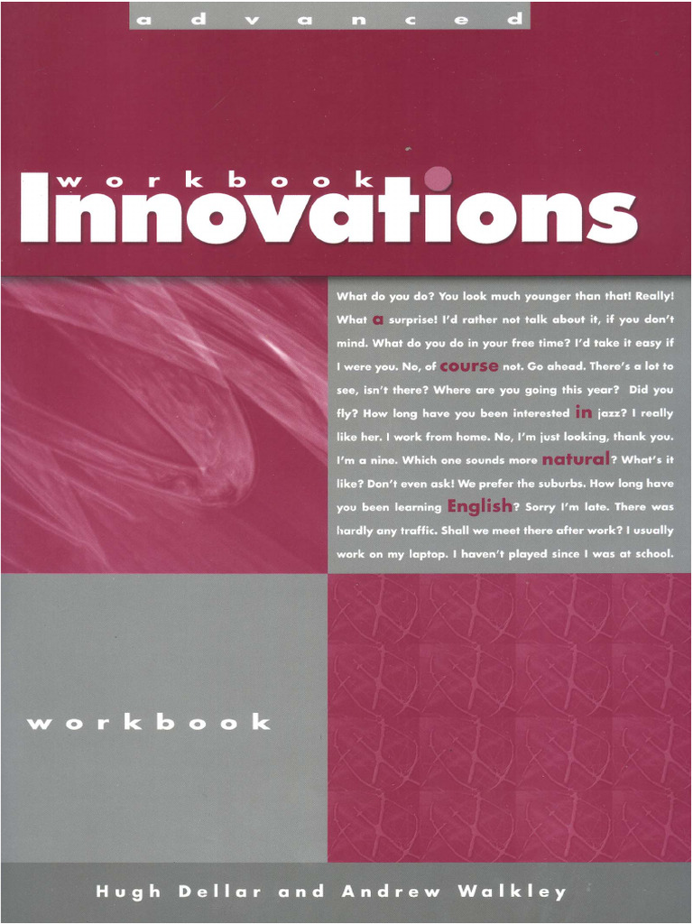 Innovatinos Advanced Workbook | PDF