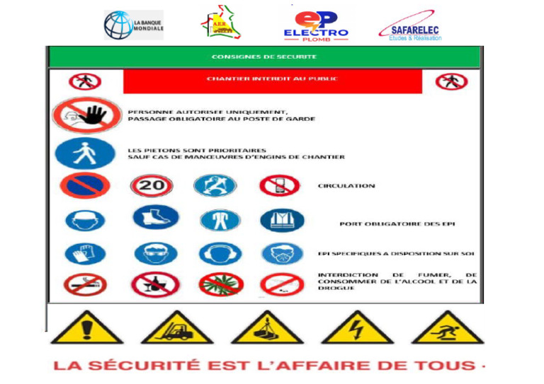 Consigne de Securite Chantiers | PDF