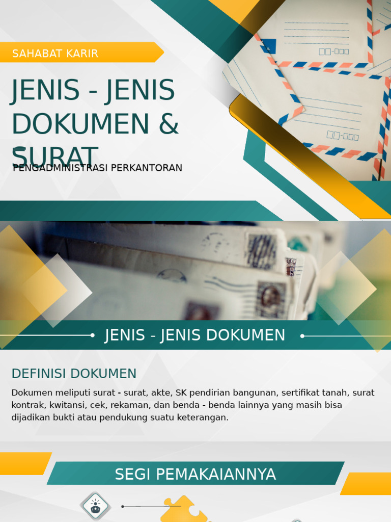 MATERI PAP JENIS - JENIS DOKUMEN | PDF