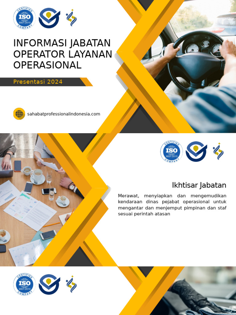 Informasi Jabatan Operator Layanan Operasional | PDF