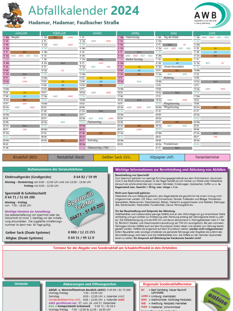 Abfallkalender | PDF
