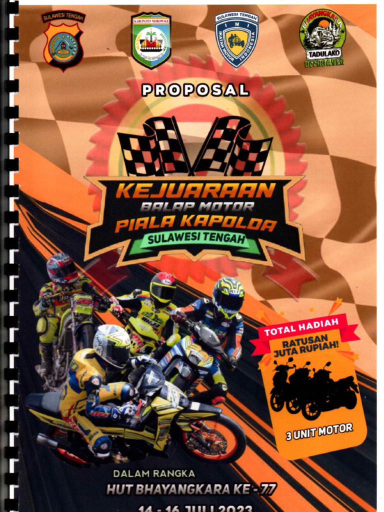 Proposal Kejuaraan Balap Motor | PDF