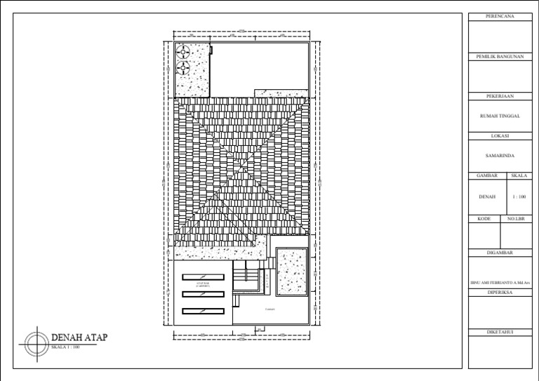 Denah Atap 1 | PDF