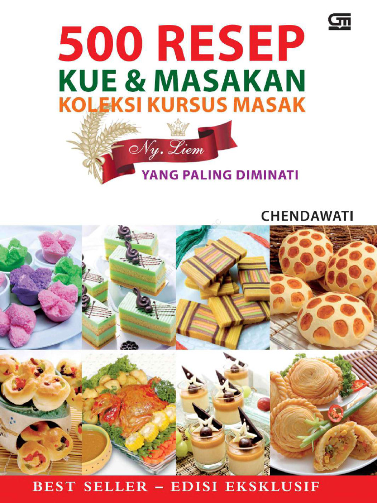 500 Resep Kue & Masakan Koleksi Kursus Masak Ny. Liem Yang Palin | PDF