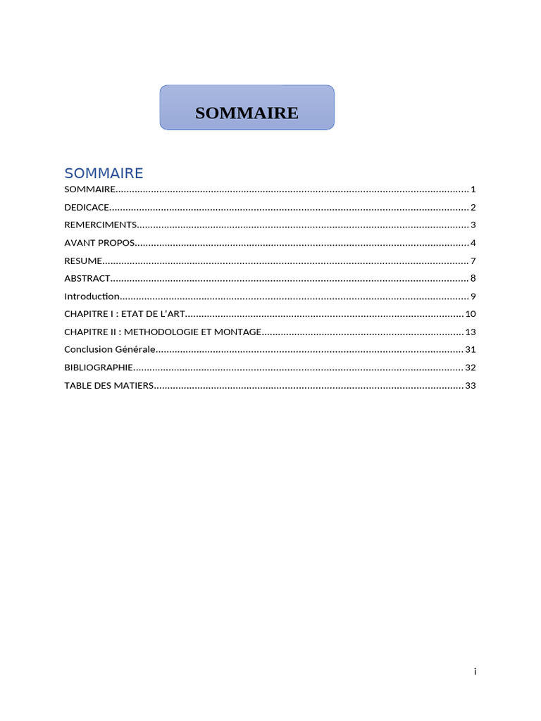 Rapport D Projet | PDF