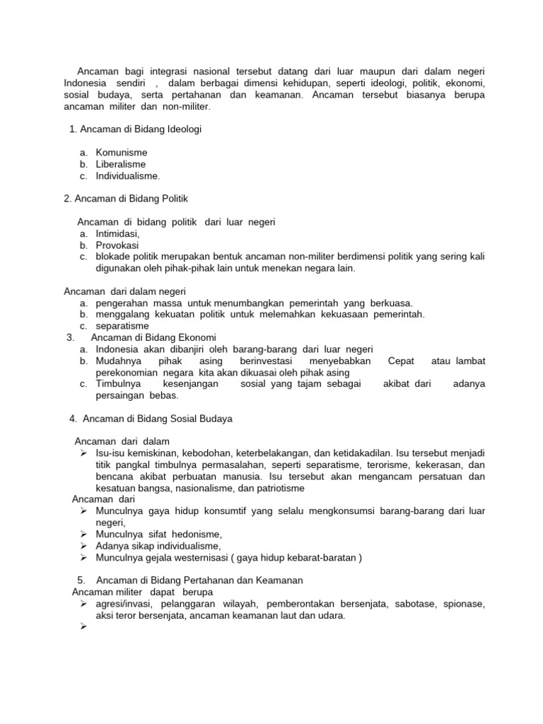 Ringkasan Bab V Kelas Xi | PDF