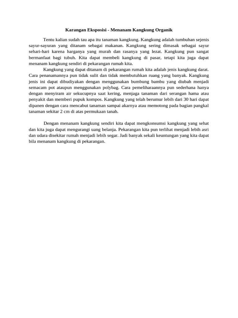 Karangan Eksposisi Pdf