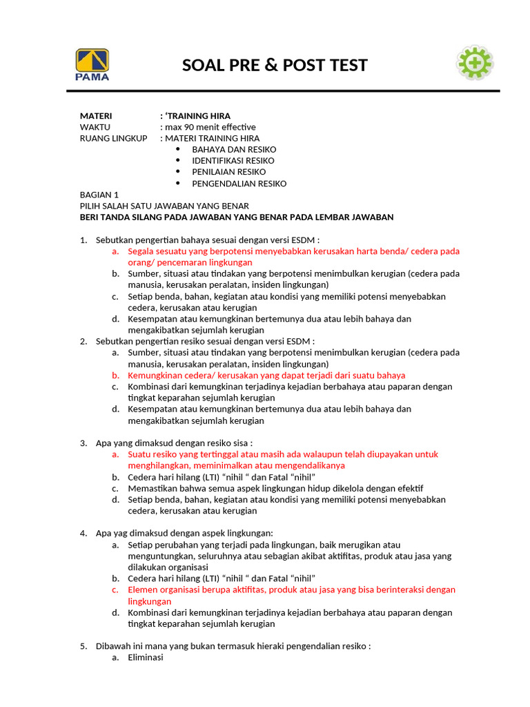 Soal Gc029 Basic Safety | PDF