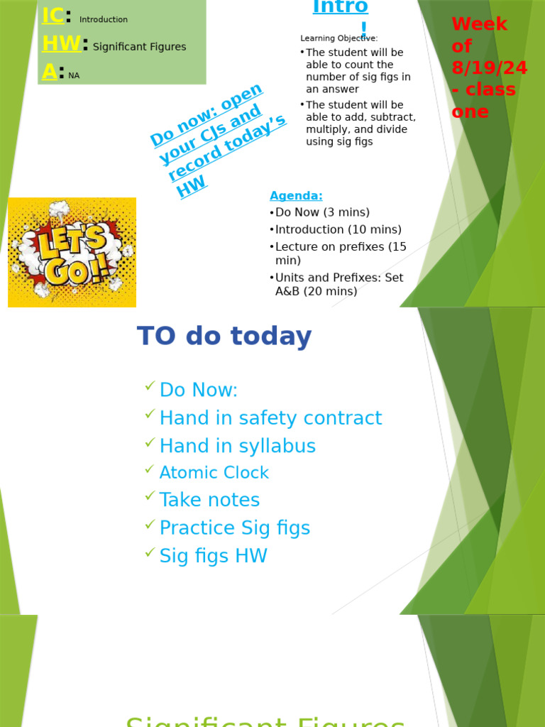 Sig Figs PPT 8-20-24 | PDF