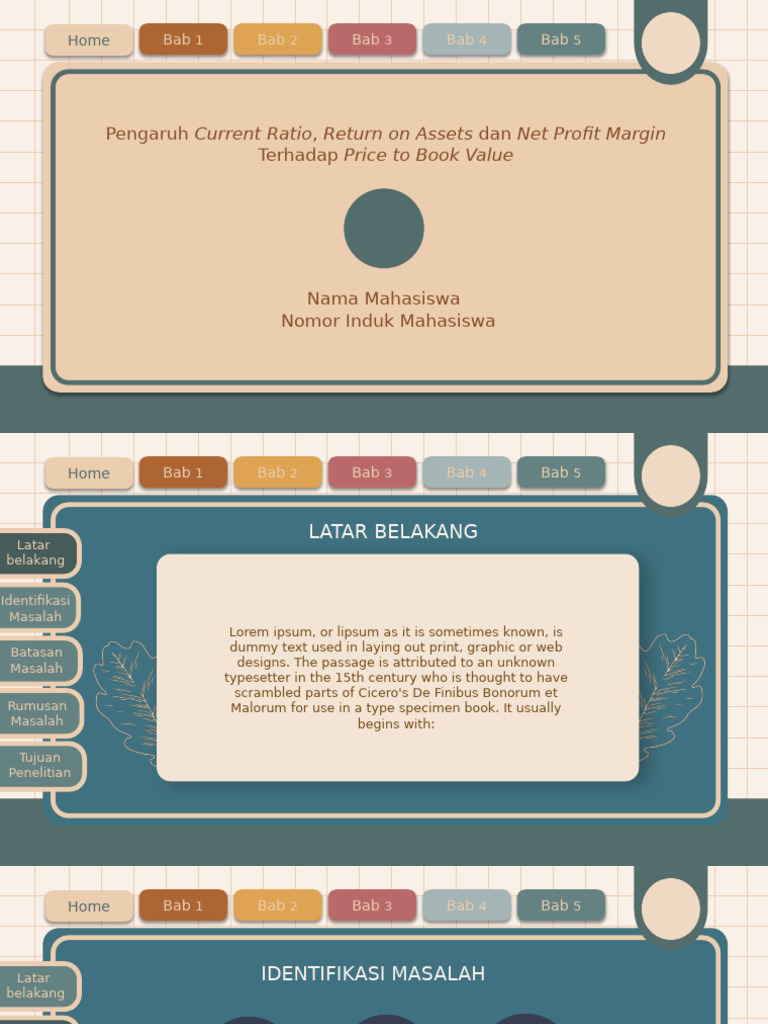 Template PPT Skripsi #1 | PDF