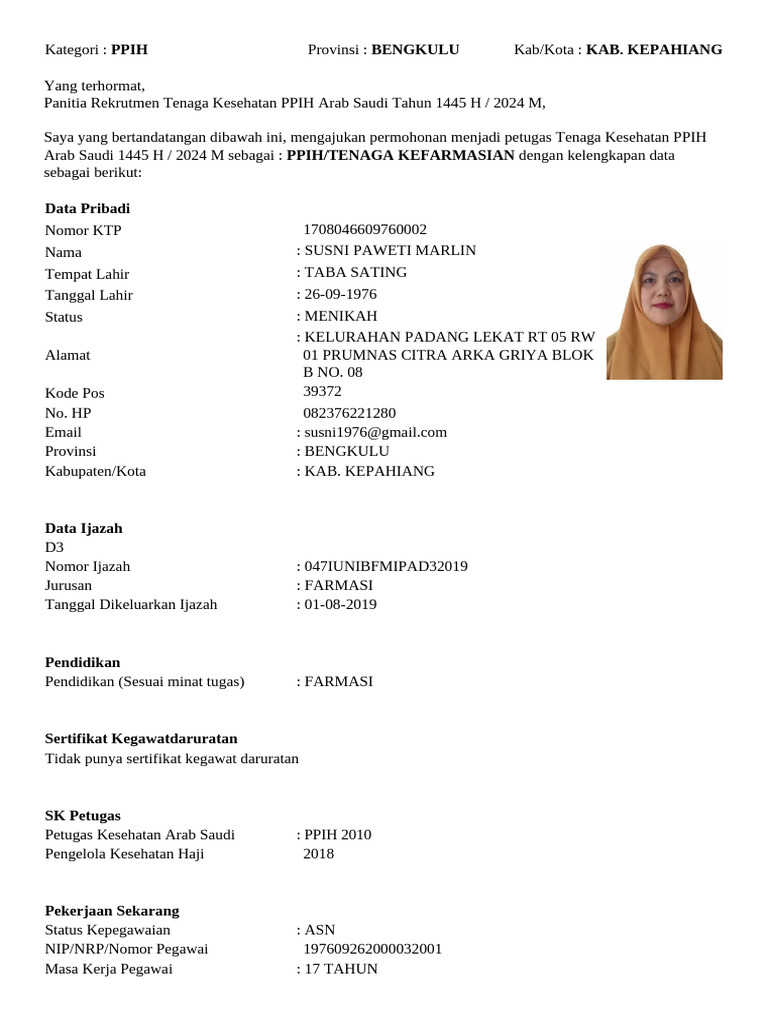 Dokumen Efiling - 20231228110258 | PDF