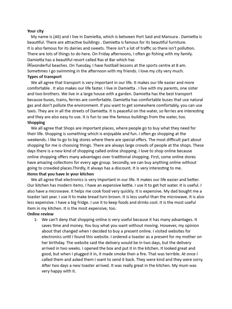 Writing Samples | PDF