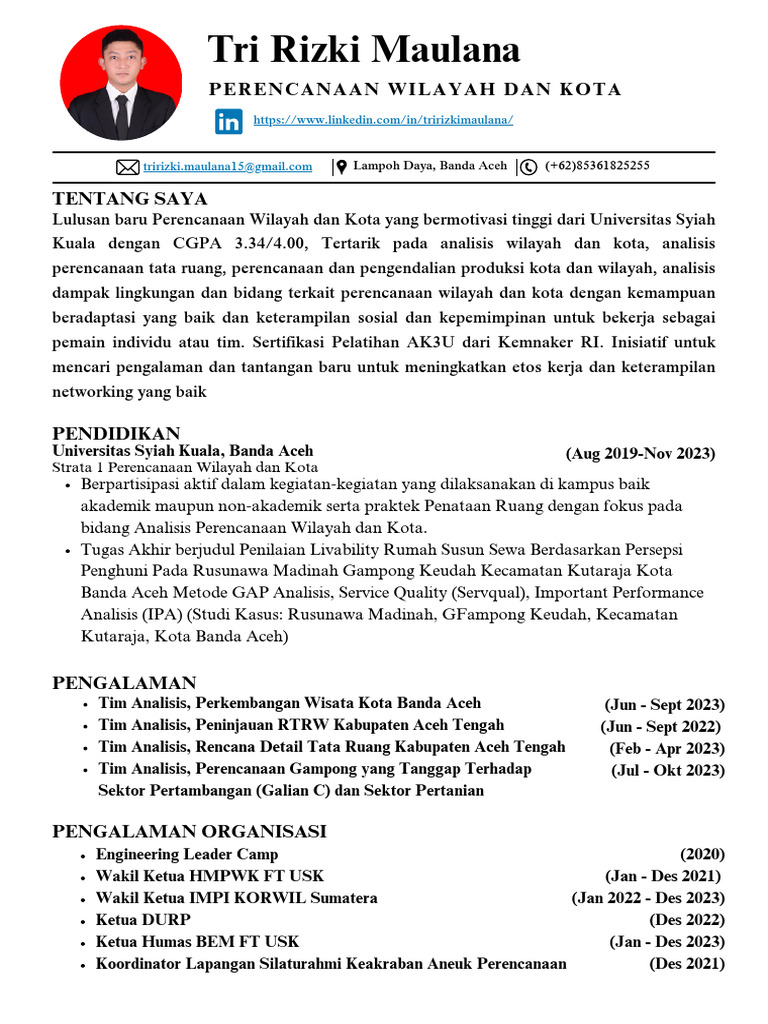 Cv. Tri Rizki Maulana - in | PDF