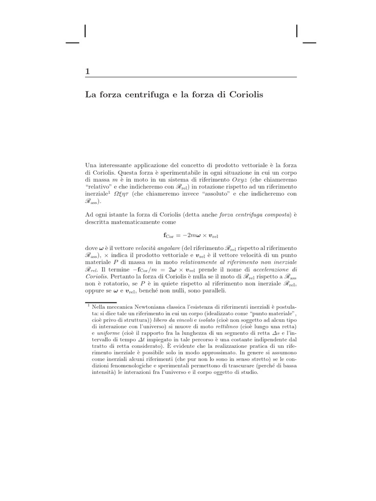 Forza Di Coriolis | PDF