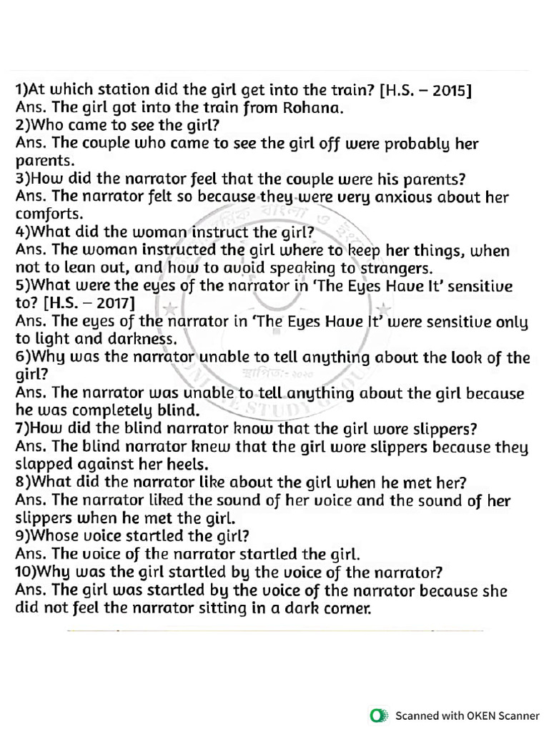 The Eyes Have It | PDF