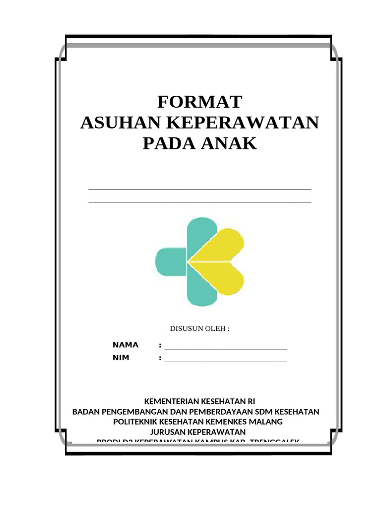 Format Askep Anak | PDF