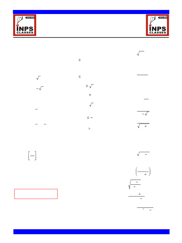 Greatest Integer Function | PDF