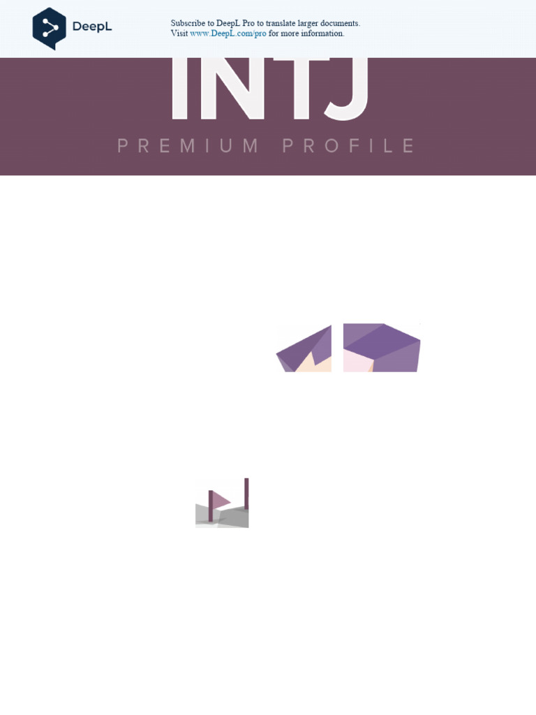 INTJ - Architect (16personalities Premium Profile) - 1-20 Id | PDF