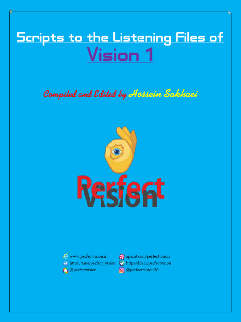 Vision 1 Scripts | PDF